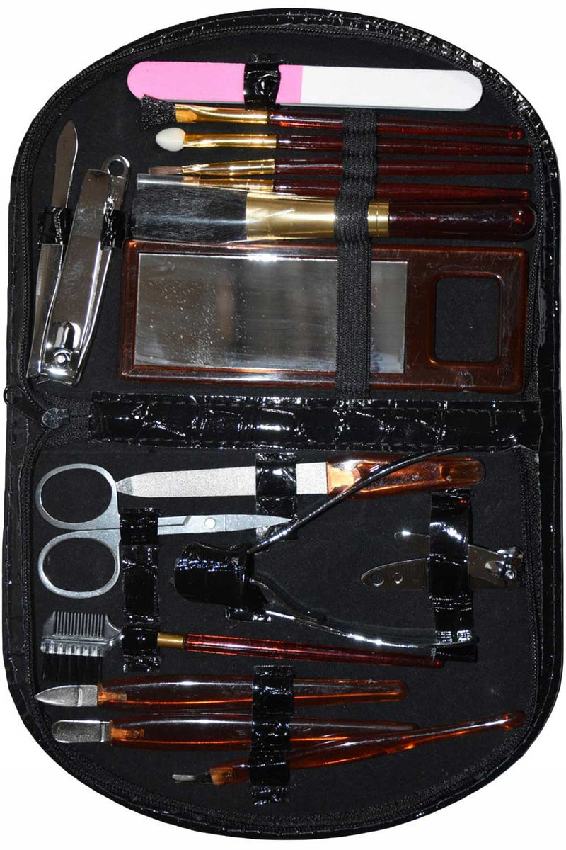 Women’s Manicure Set – Professional Nail Care Kit with Clippers, Sciss ...