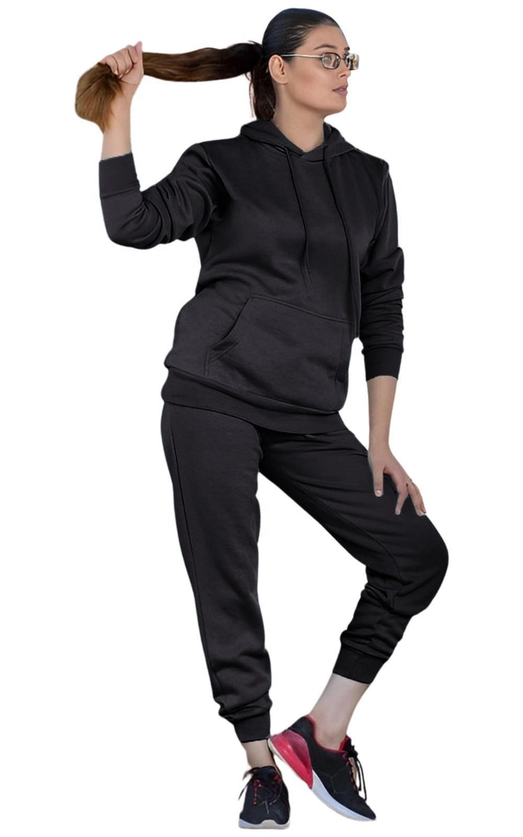 Ladies Plain Pull Over Tracksuit – 5poundstuff