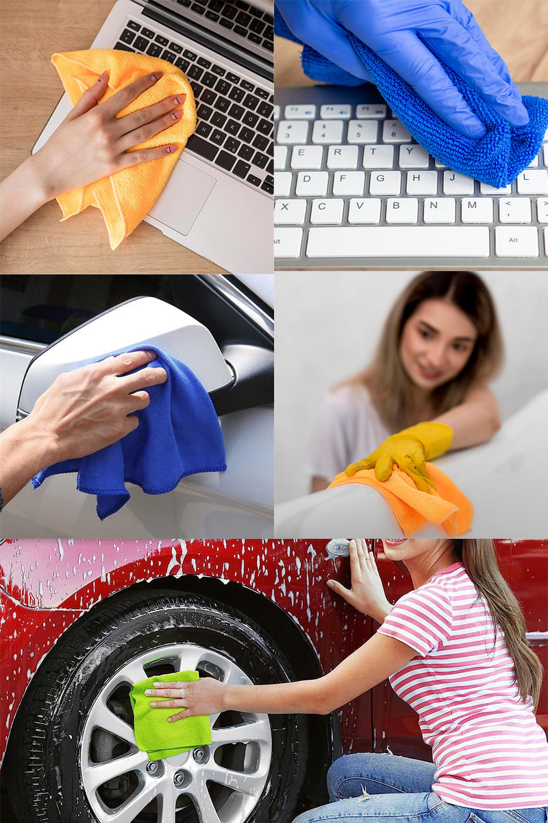 Microfibre Cloths For Multi Purpose - 12/24/36/48 Pack – 5poundstuff