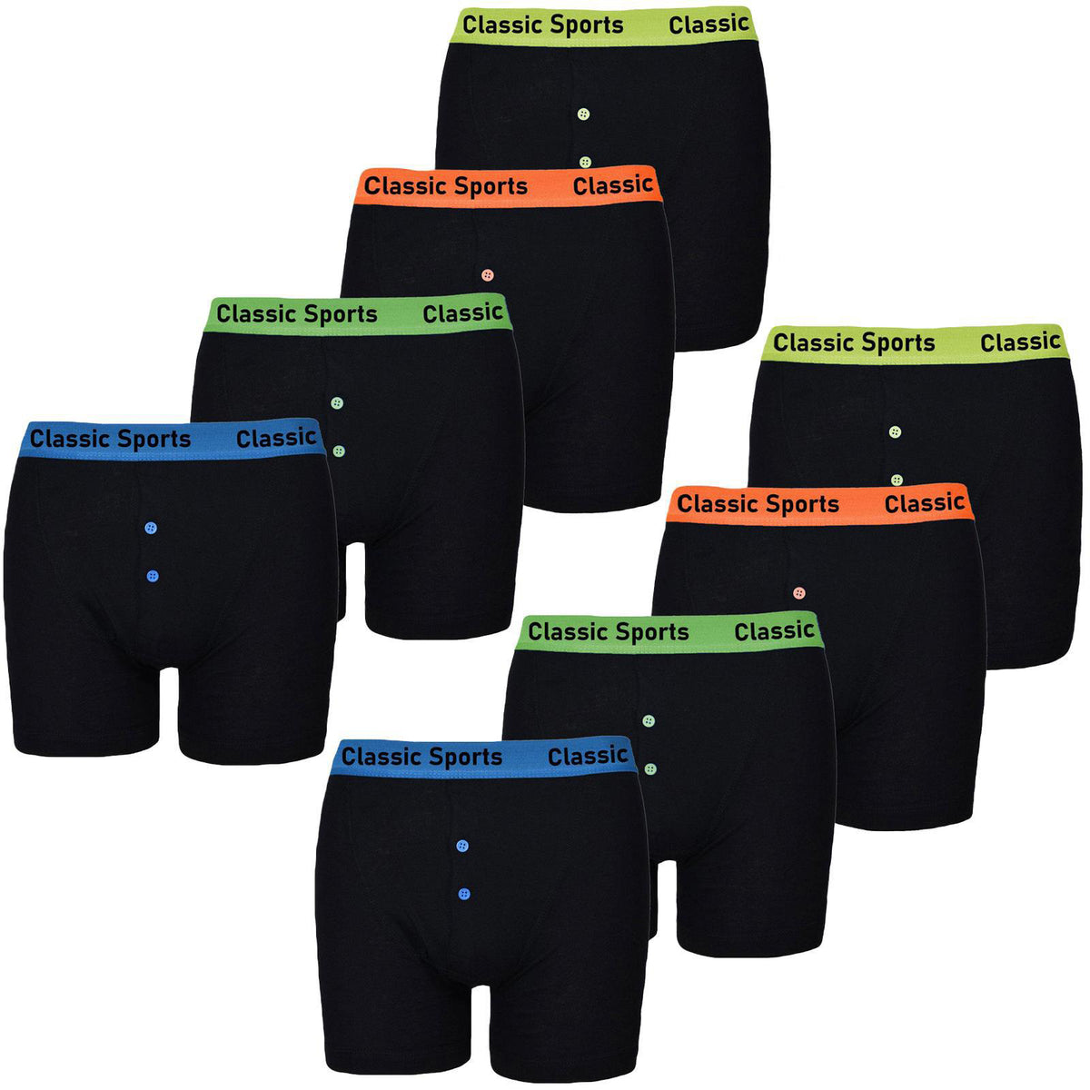 6 Pack Assorted Mens Neon Boxers – 5poundstuff