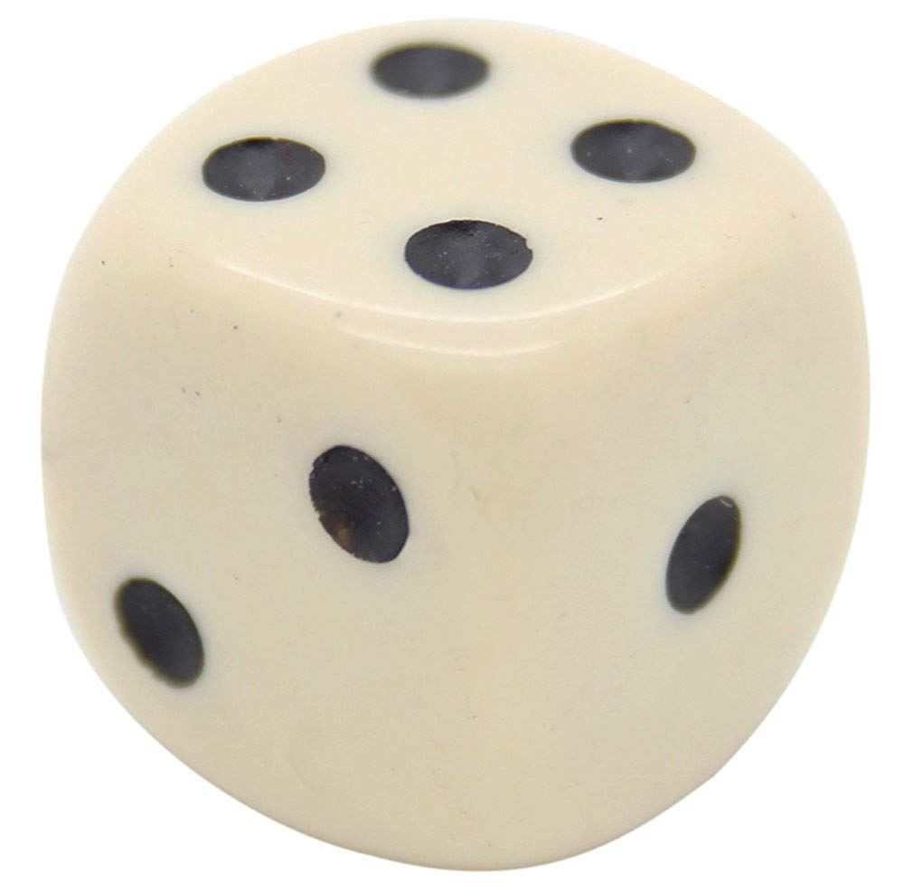 Six Sided Dotted Dice For Games – 5poundstuff