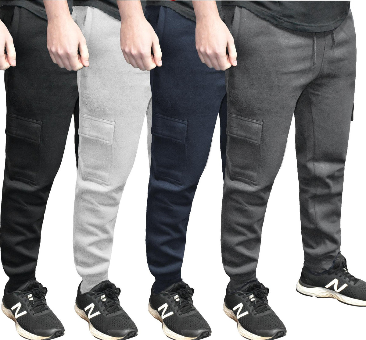 Mens Cargo Bottom Fleece Combat Trouser – 5poundstuff