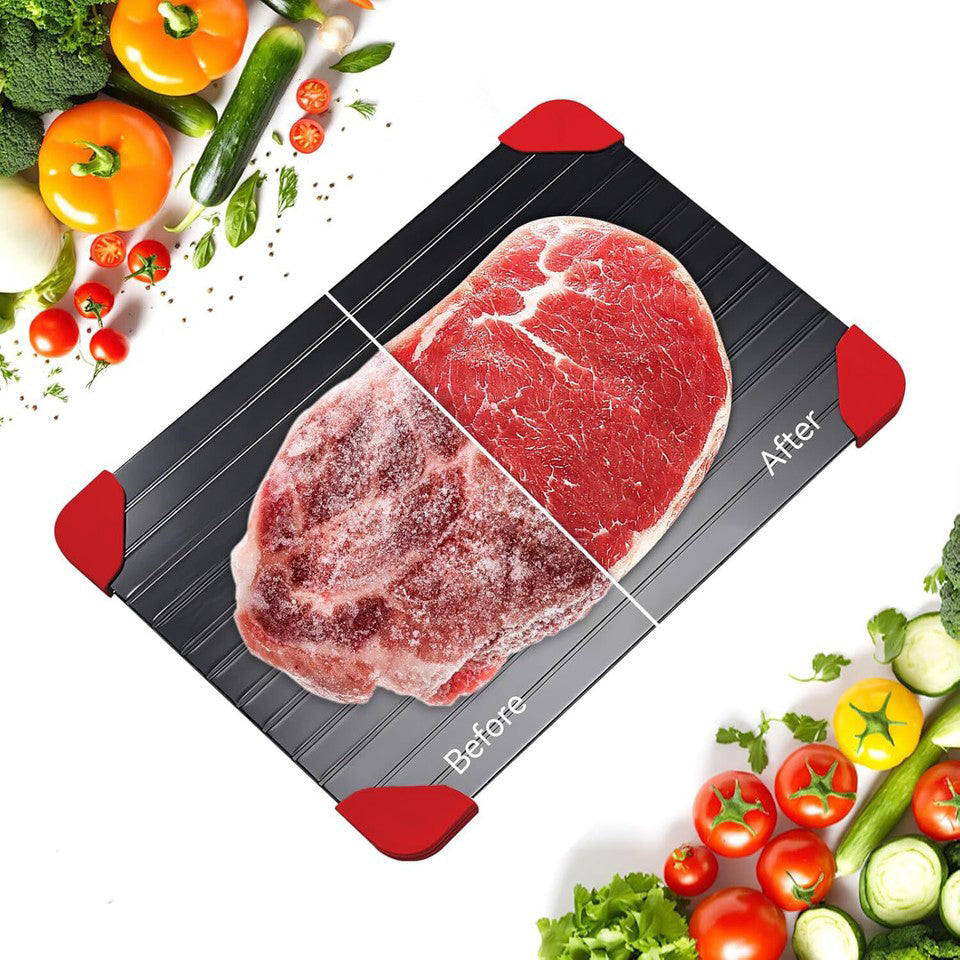 Rapid Defrosting Tray – Non-Stick Fast Thawing Plate for Frozen Meat ...