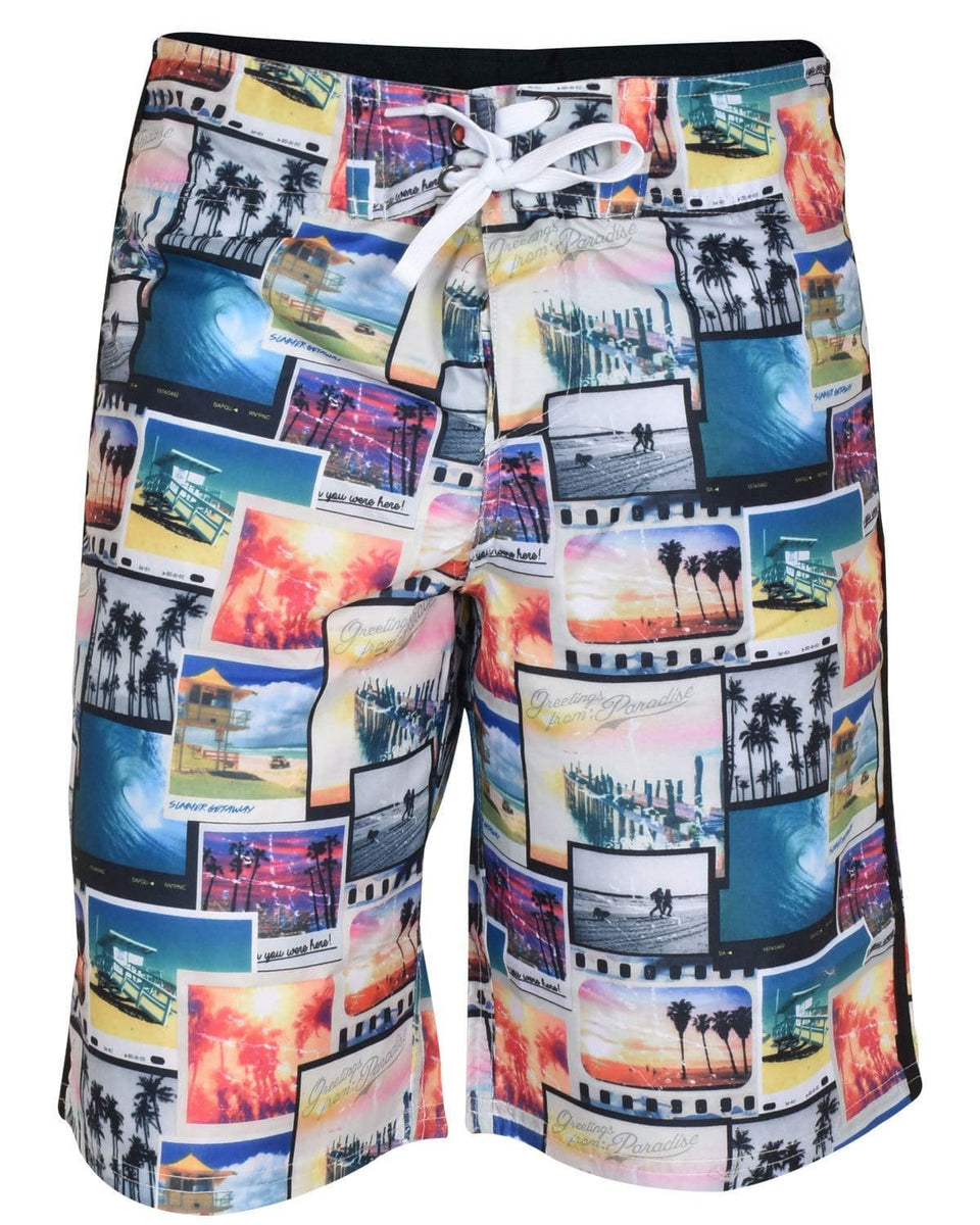 Patterned Swim Shorts – 5poundstuff