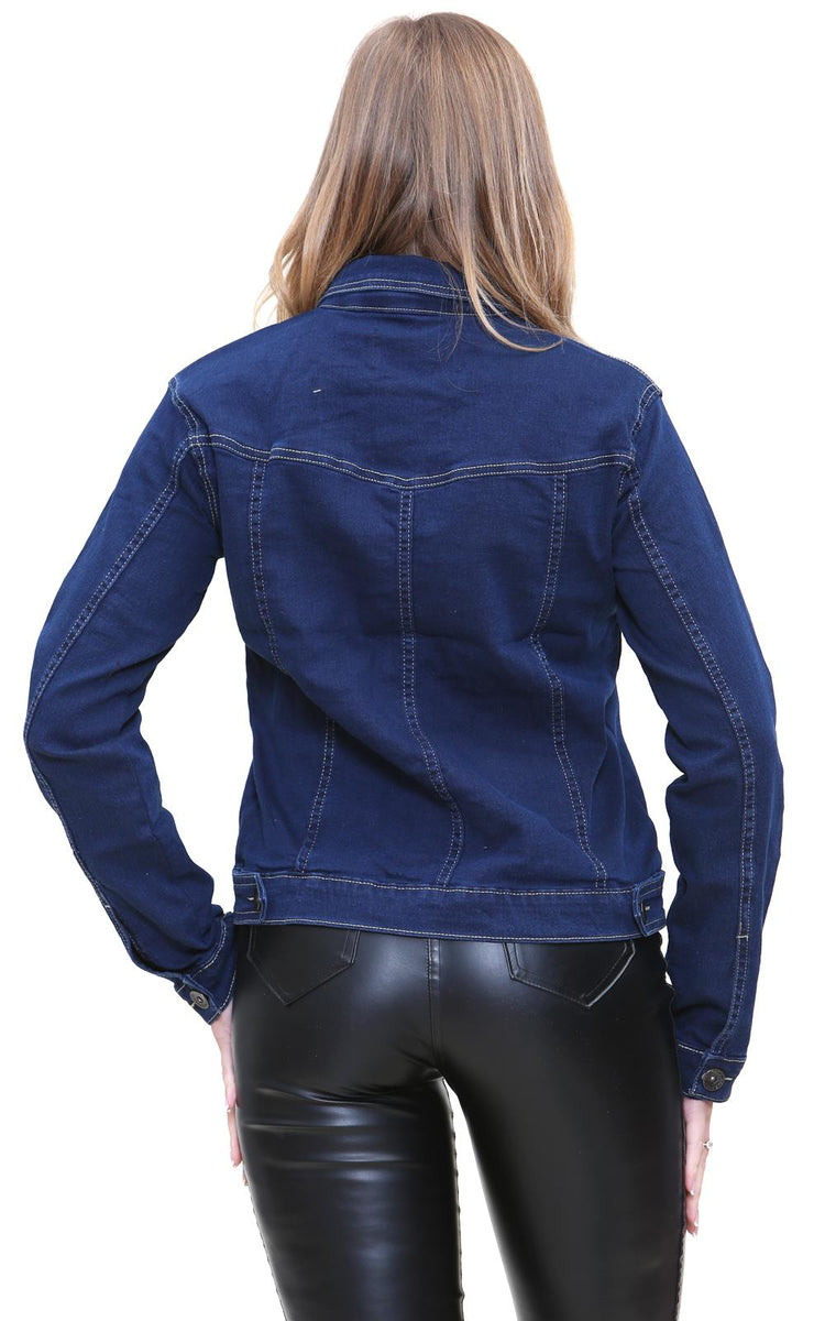 Ladies Loose Fit Denim Jacket TF10 – 5poundstuff